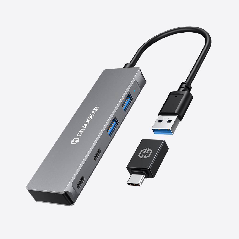 4 Ports USB 3.0 HUB - GRAUGEAR